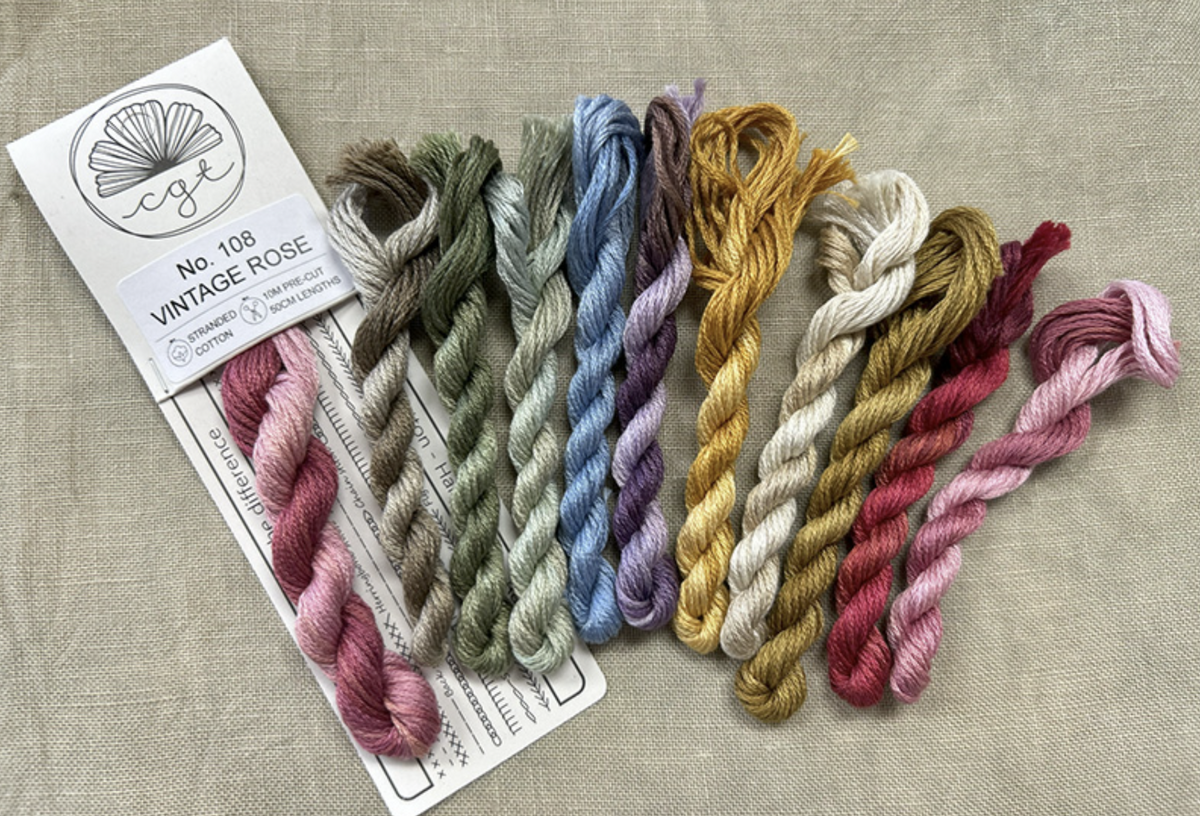 Rose Lejeune 1900 Sampler Thread Pack by Cottage Garden Threads ...