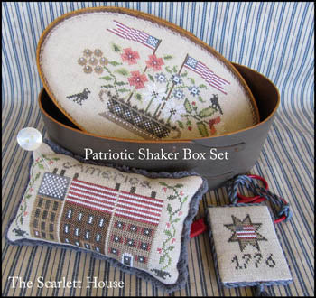 Patriotic Shaker Box Set by The Scarlett House – Summer Kitchen Threads