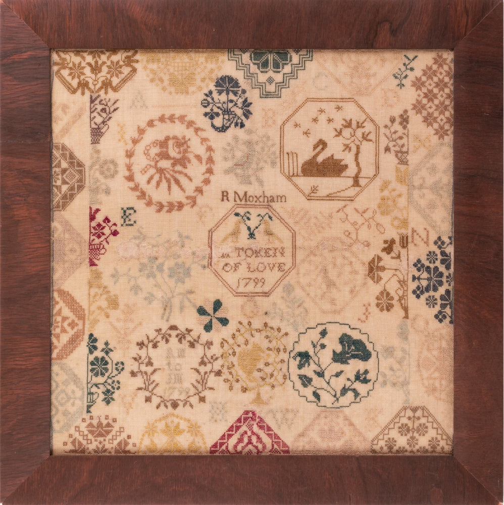 Rachel Moxham 1799 Sampler by Old Willow Stitchery Design - Pre-Order ...
