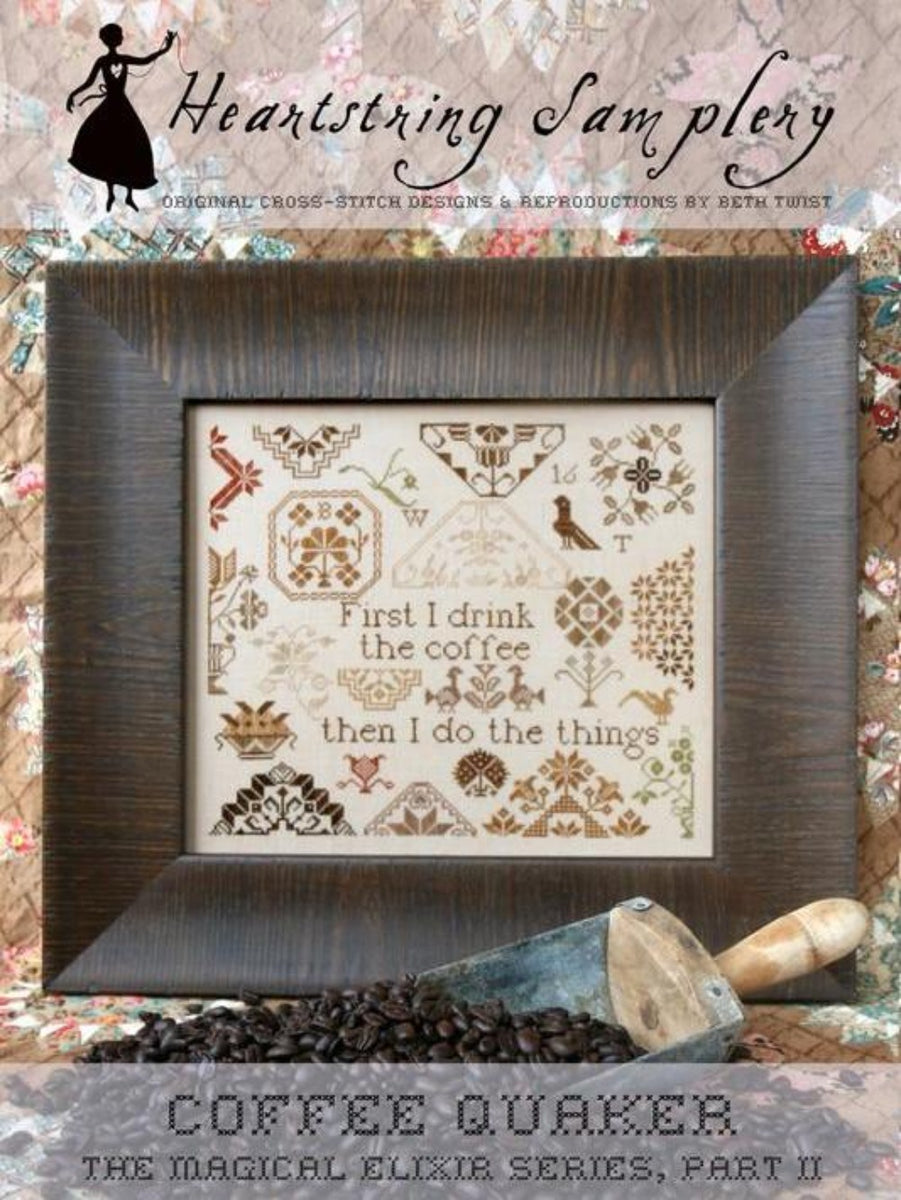 Coffee Quaker by Heartstring Samplery – Summer Kitchen Threads