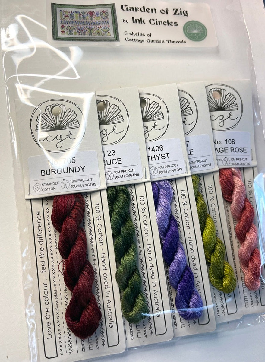 Garden of Zig Thread Pack by Cottage Garden Threads – Summer Kitchen ...